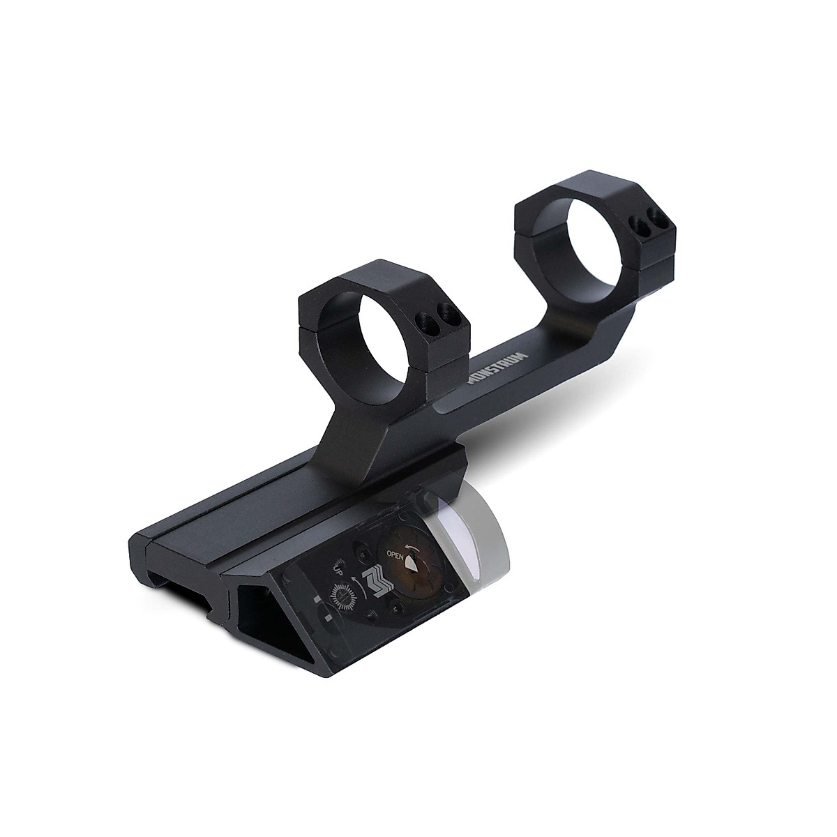 Monstrum 1-6x24 LPVO Rifle Scope with Offset Micro Red Dot Mount | Compatible with Vortex Venom/Viper/Fastfire/Docter Standard Red Dots