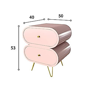 HIGOH Bedside Table Bedside Table Bedroom Home Small lockers Bedside Table (Color : Green)