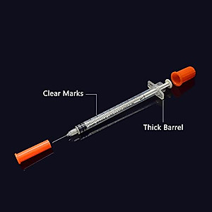 1ml/cc 30G 13MM/0.5IN Industrial Manufacturing Dispensing Tools, Lab Measuring Supplies, Pack of 20, Individually Wrapped