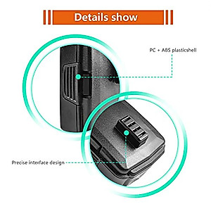 Upgraded 4000mAh CB120 Battery Compatible with Ryobi 12V Battery CB120L CB121L BPL-1220 130503001 130503005 Li-ion Power Tool Battery (NOT fits for CB120N)
