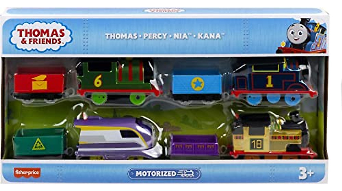 Thomas & Friends Toy Train 4-Pack for Kids Ages 3+ | Realistic & Fun