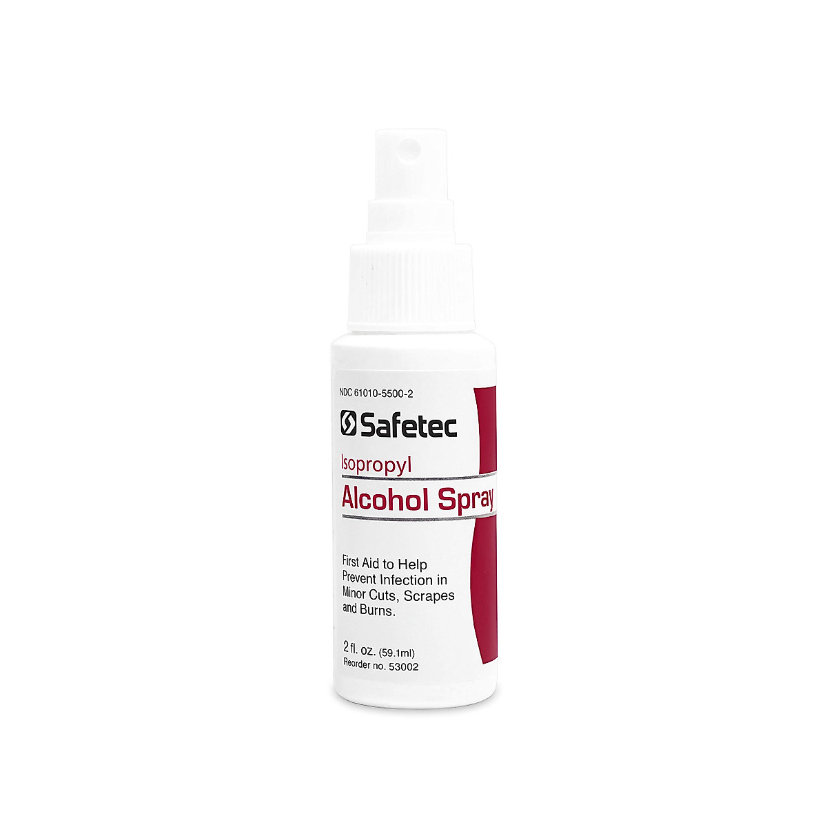 Safetec Isopropyl Alcohol Spray 2oz (Pack of 6)
