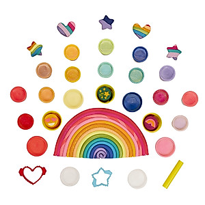 Play-Doh Bright 'n Happy Variety Pack with 21 Cans of Modeling Compound Including Scented, Sparkle, Metallic, Arts and Crafts Toy for Kids 3 and Up, Non-Toxic (Amazon Exclusive)