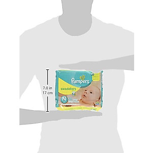 Pampers Swaddlers Diapers, Newborn (Up to 10 lbs.), 20 Count