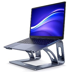 AOEVI Laptop Stand for Desk Ergonomic Computer Stand Detachable Laptop Riser Compatible with 10-17" Laptops Grey