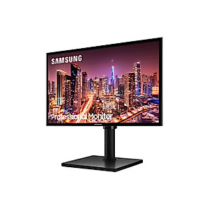 SAMSUNG T40F Series 24-Inch FHD 1080p Computer Monitor, IPS Panel, HDMI, VGA (D-Sub), Height Adjustable Stand, 3 Yr WRNTY (LF24T400FHNXGO)