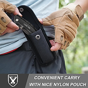 Gifts for Men Him Husband Boyfriend, Valentines Day Anniversary Birthday Gifts Idea for Him, Pocket Knife Multitool, I LOVE YOU Cool Folding Knife, Outdoor Camping Hunting Fishing Present