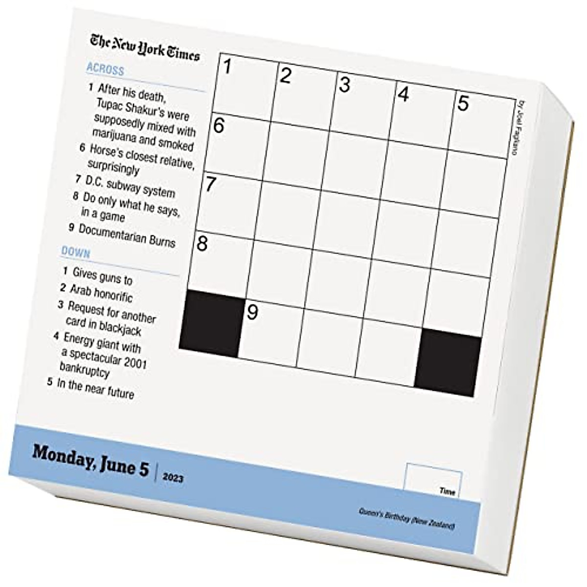 The New York Times Mini Crossword Page-A-Day Calendar for 2023: For Crossword Beginners and Puzzle Pros
