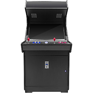 Creative Arcades Full Size Stand-Up Commercial Grade Arcade Machines | 2 Player | 3500 Games | 32" LCD Screen | 2 Sanwa Joysticks | Trackball | 2 Stools Included | 3 Year Warranty