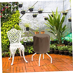 CAXUSD Furniture Dust Cover Furniture Protective Cover Tea Table Cover Patio Chair Covers for Outdoor Furniture Garden Furniture Cover 190 Silver Coated Polyester Taffeta Coffee