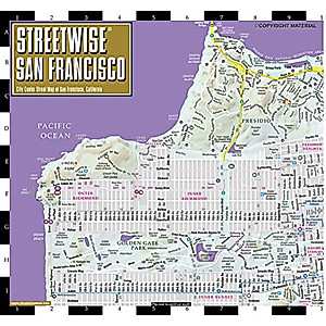 Streetwise San Francisco Map - Laminated City Center Street Map of San Francisco, California (Michelin Streetwise Maps)