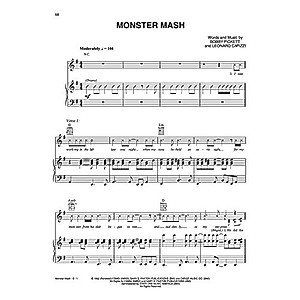 The Halloween SongBOOk: Piano/Vocal/Guitar & Piano Solos