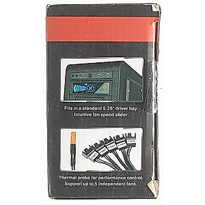 Thermaltake Commander FT Touch Screen 5 Channel Single 5.25" Bay Cooling Fan Controller AC-010-B51NAN-A1