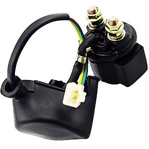 Ignition Coil Solenoid Relay Voltage Regulator 5-PIN CDI Box Spark Plug for 50cc 70cc 90cc 110cc 125cc ATV Go Kart Dirt Bike Pit Bike by TOPEMAI
