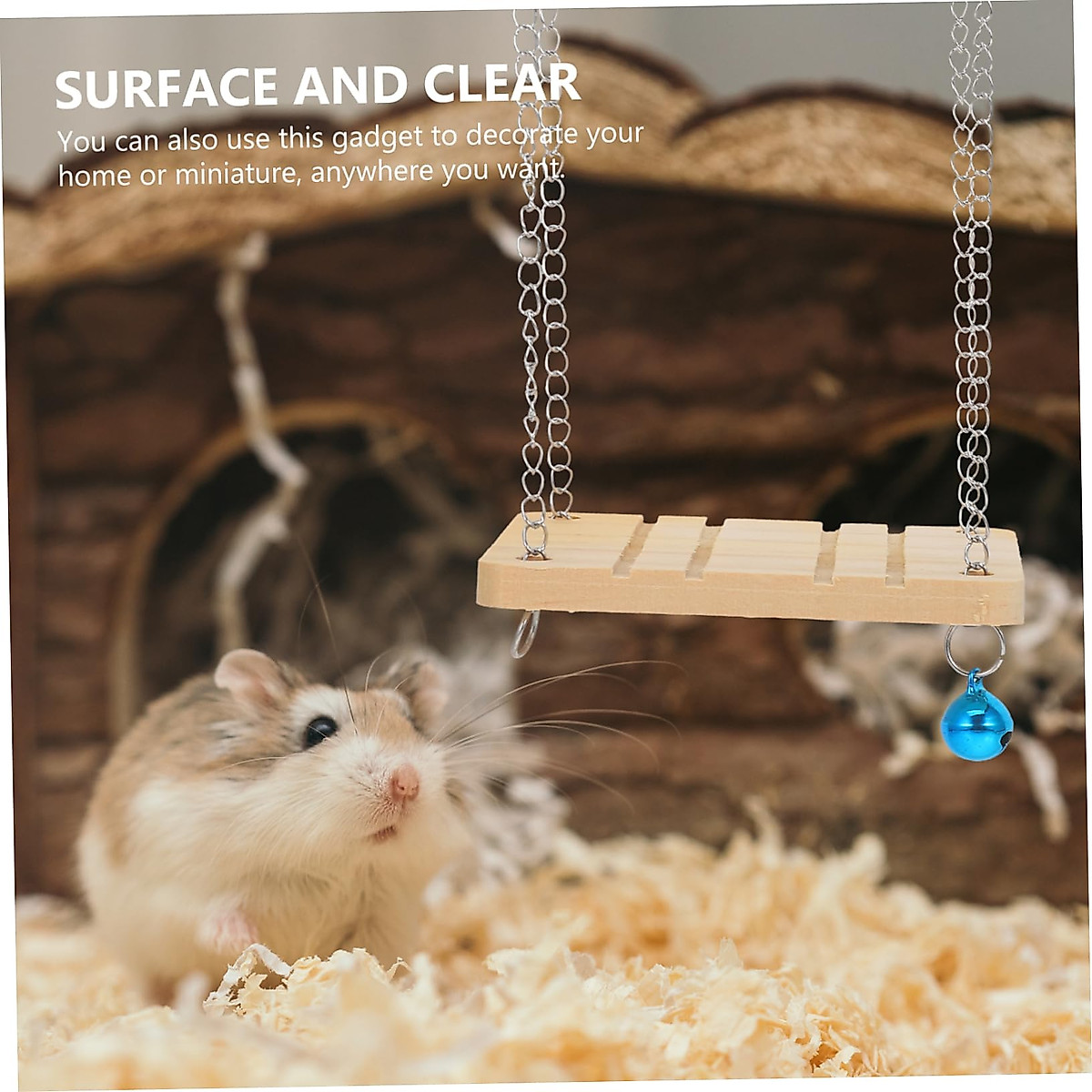 POPETPOP 2pcs Hamster Toy Accessories Cattery Toy Chinchilla Knickknack for Fun Squirrel Cage Gadget Hamster Playground Toy for Hamster Tiny Mouse Cage Trinket Gerbil Home Bauble