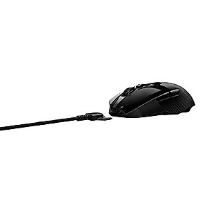 Logitech G903 LIGHTSPEED Gaming Mouse with POWERPLAY Wireless Charging Compatibility (Renewed)