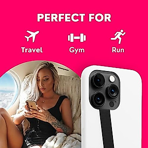 Phone Loops: Silicone Elastic Phone Grip Strap, Phone Holder for Hand, Small, Light and Discreet Slim Phone Strap Grip, Secure Phone Hand Holder and Phone Grip Strap