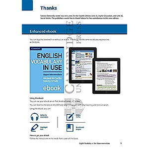 English Vocabulary in Use Upper-Intermediate Book with Answers and Enhanced eBook: Vocabulary Reference and Practice