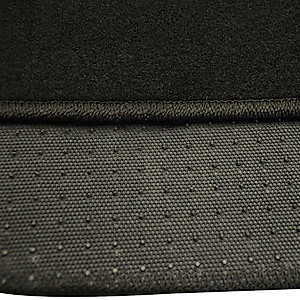 Floor Mats Compatible with 2005-2009 FORD MUSTANG, Nylon Black Front Rear Carpet by IKON MOTORSPORTS, 2006 2007 2008