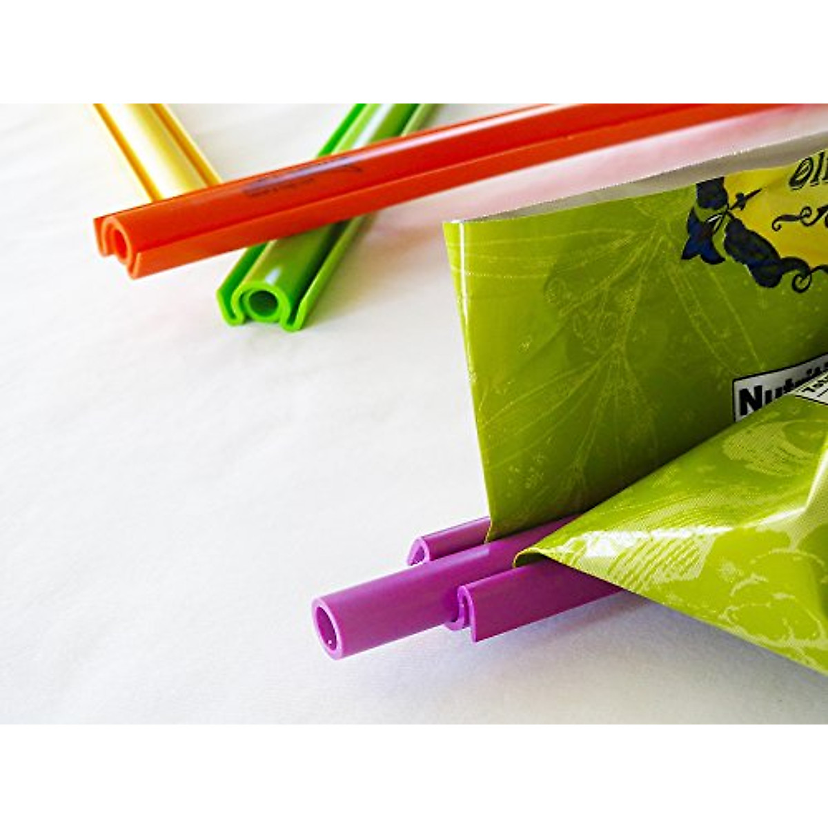 B'Seal Bag Sealing Chip Clip Sticks | Bag Clips | Dishwasher Safe and Freezer Friendly | Pack of 9