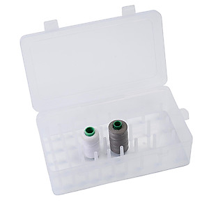 42 Slots Empty Sewing Satchel Organizer Trays - Super Durable Plastic Storage Box Case, Art Embroidery With Holder Bin | Container for Thread Spools & Others Easily Fit Your Crafting Machine Workspace
