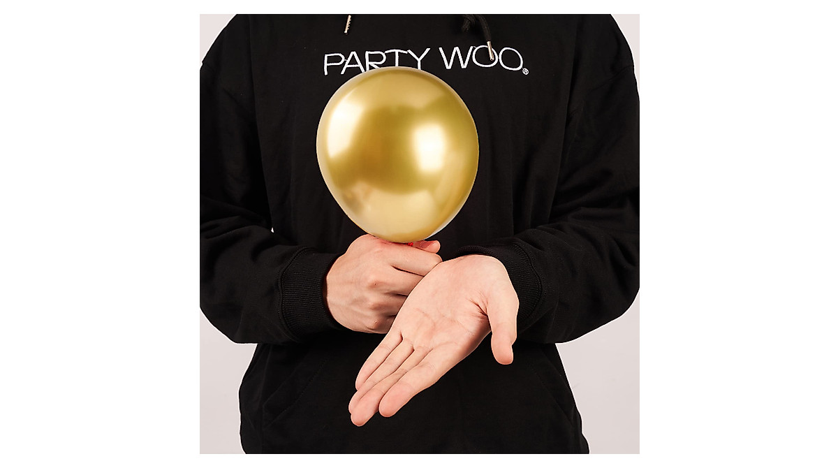 120pc Metallic Gold Balloons for Party Decorations & Arch