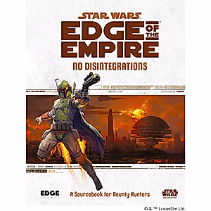 EDGE Studio Star Wars Edge of The Empire No Disintegrations SOURCEBOOK | Roleplaying Game | Strategy Game for Adults and Kids | Ages 10+ | 3-5 Players | Average Playtime 1 Hour | Made