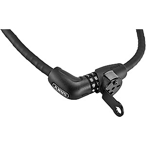Abus Unisex – Adult's 6615C/120/15 BK SCLL Steel-O-Flex, 0, 120 cm