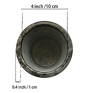 Marble Wine Cooler，Suitable for Wine Barrels or Champagne Cooler 750 ml Bottles, Ideal Gift for Wine Enthusiasts（black）