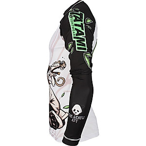 Tatami Fightwear Gentle Panda Rashguard - Medium - Black/White