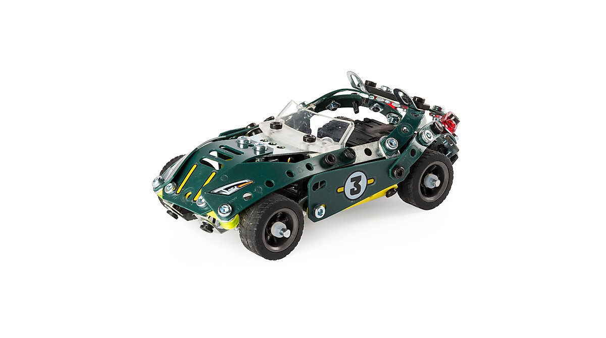 Meccano 5 in 1 Roadster Car Kit - Build & Zoom!