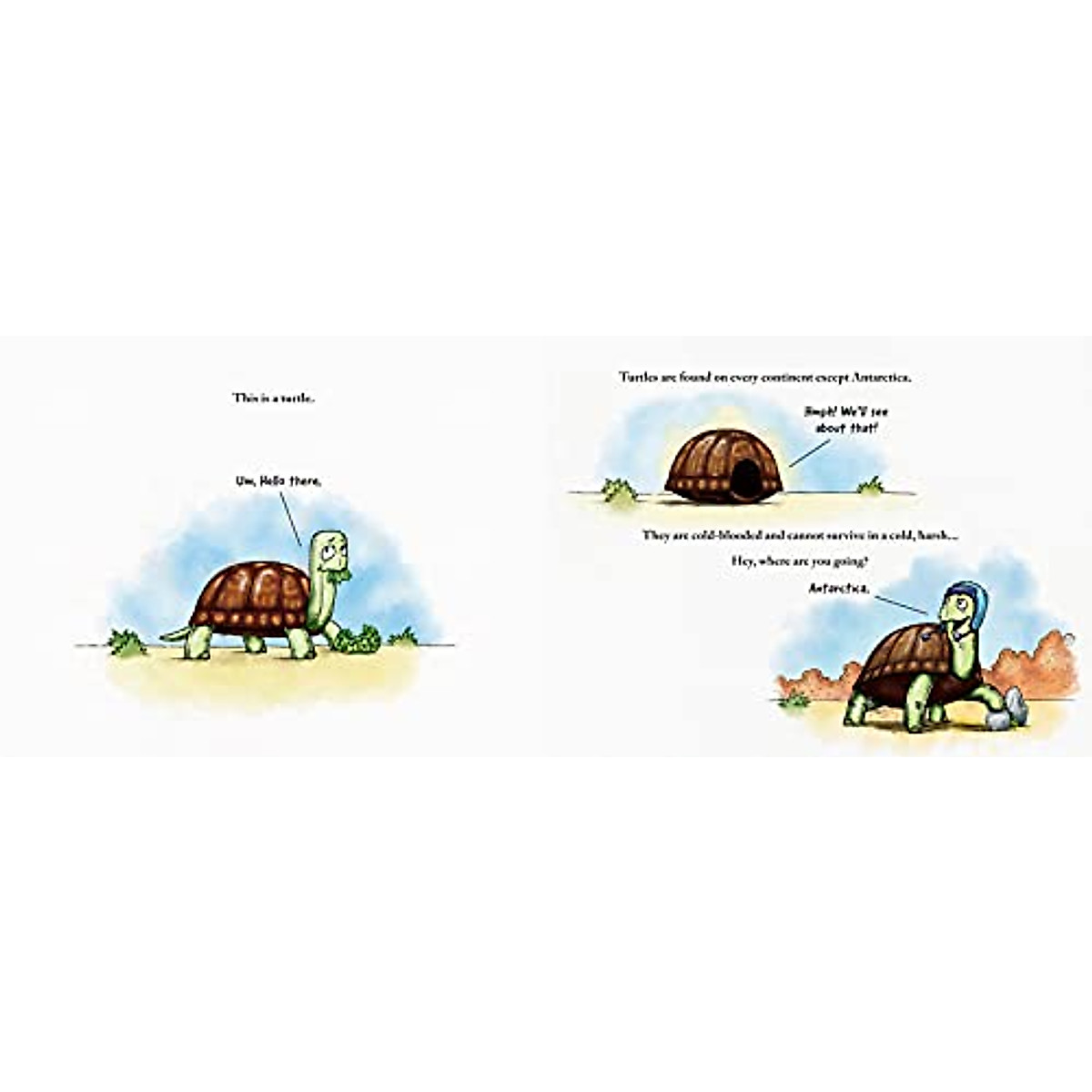 Except Antarctica: A Hilarious Animal Picture Book for Kids