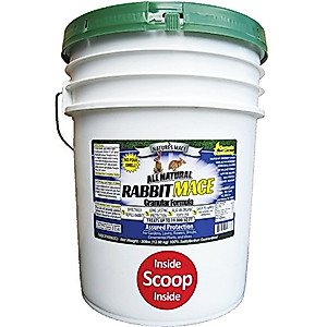 Nature's MACE Rabbit Repellent 30lb Granular/Treats 19,000 Sq. Ft. / Rabbit Repellent and Deterrent/Keep Rabbits Out of Your Lawn and Garden/Safe to use Around Children & Plants