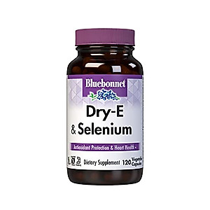 BlueBonnet Dry E-400 IU Plus Selenium Vegetarian Capsules, 120 Count, White