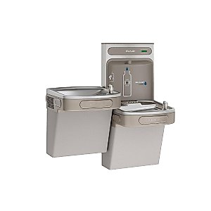 Elkay EZSTL8WSVRLK Bottle Filling Station and Cooler, 34.00 x 28.00 x 24.00 inches, Light Gray Granite