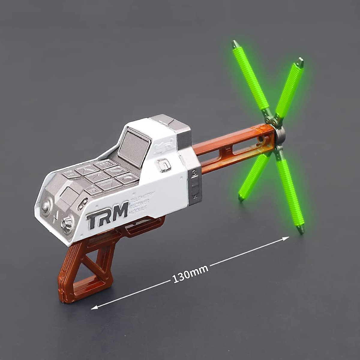 Furimmer APEX Legends Heirloom Wattson Energy Reader Neon Green 5.1'' Game Luminous Metal Weapon Model Action Figure Ornaments Arts Toys Collection Present Kids Gift(Luminous) 13cm