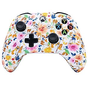 HLRAO Glow in The Dark PS5 Controller Skin,Green Anti Slip Soft Thicked Studded Silicone Cover Skins Compatible with PS5 Controller,Include 8 PCS Green Thumb Grips Glow and 2 Glow Grips Accessories.
