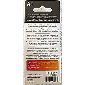 Silhouette America SILH DEEP Cameo 3 Blade, White