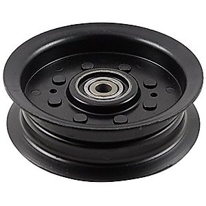 Sutmorly 532196104 Idler Pulley Fits for Hus qvarna Craftsman Mower, 197380 Flat Idler Pulley Bearing for HU AYP Craftsman TS342, TS343, TS348 Lawn Tractor 48" 54" Deck, Replace196104, 1 Pack