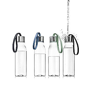 Eva Solo, bottle with carrying strap, 0.5 L, plastic, black, 28 x 10 x 10 cm, 5706631068734 503022