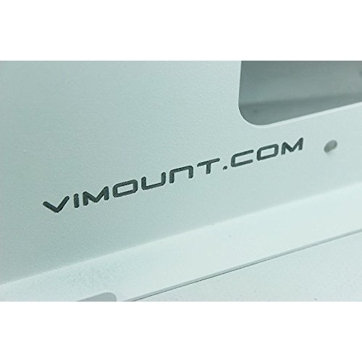 ViMount Wall Mount Metal Holder Compatible with Playstation 4 PS4 PRO Version in White Color