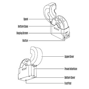 BISOFICE eBOX Lite 3D Printer Filament Dry Box 3D Filament Dryer Storage Box Dehydrator Spool Holder Compatible with 1.75mm 2.85mm 3mm Filament PLA ABS PETG Nylon (Classic)