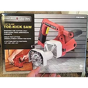 3-3/8 in. 6.8 Amp Heavy Duty Toe-Kick Saw