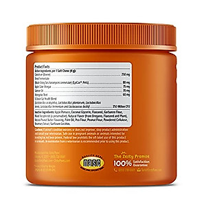 Zesty Paws Allergy Immune Supplement for Dogs - with Omega 3 Salmon Fish Oil & EpiCor Pets + Probiotics for Seasonal Allergies - Peanut Butter