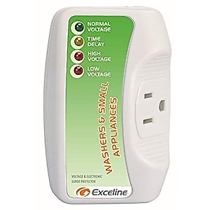 Electronic Surge Protector for Front and Top Load Washers, Gas Dryers, LED, LCD and Plasma Tv's