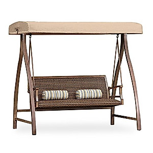 Garden Winds Replacement Canopy Top Cover for The Sierra Wicker Swing - Riplock 500
