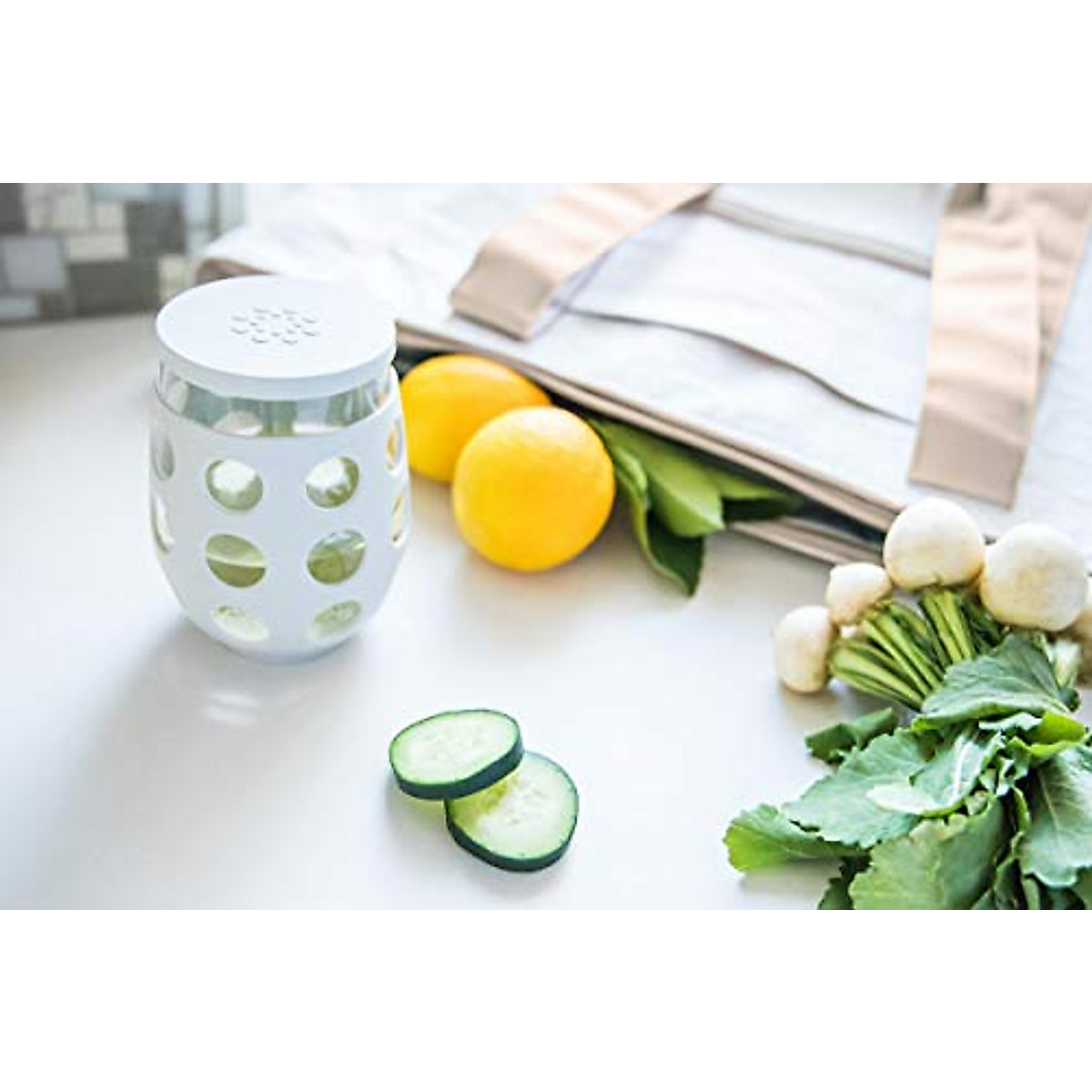 Lifefactory Wine Glass with Wine Covers and Protective Silicone Sleeve, 4 Count (Pack of 1), Carbon, Dusty Purple, Aqua Teal, Stone Gray