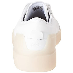 adidas Women's Court Revival Sneaker, White/White/Gold Metallic, 7.5