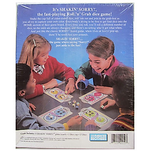 Parker Brothers Shakin Sorry Roll N Grab Dice Game