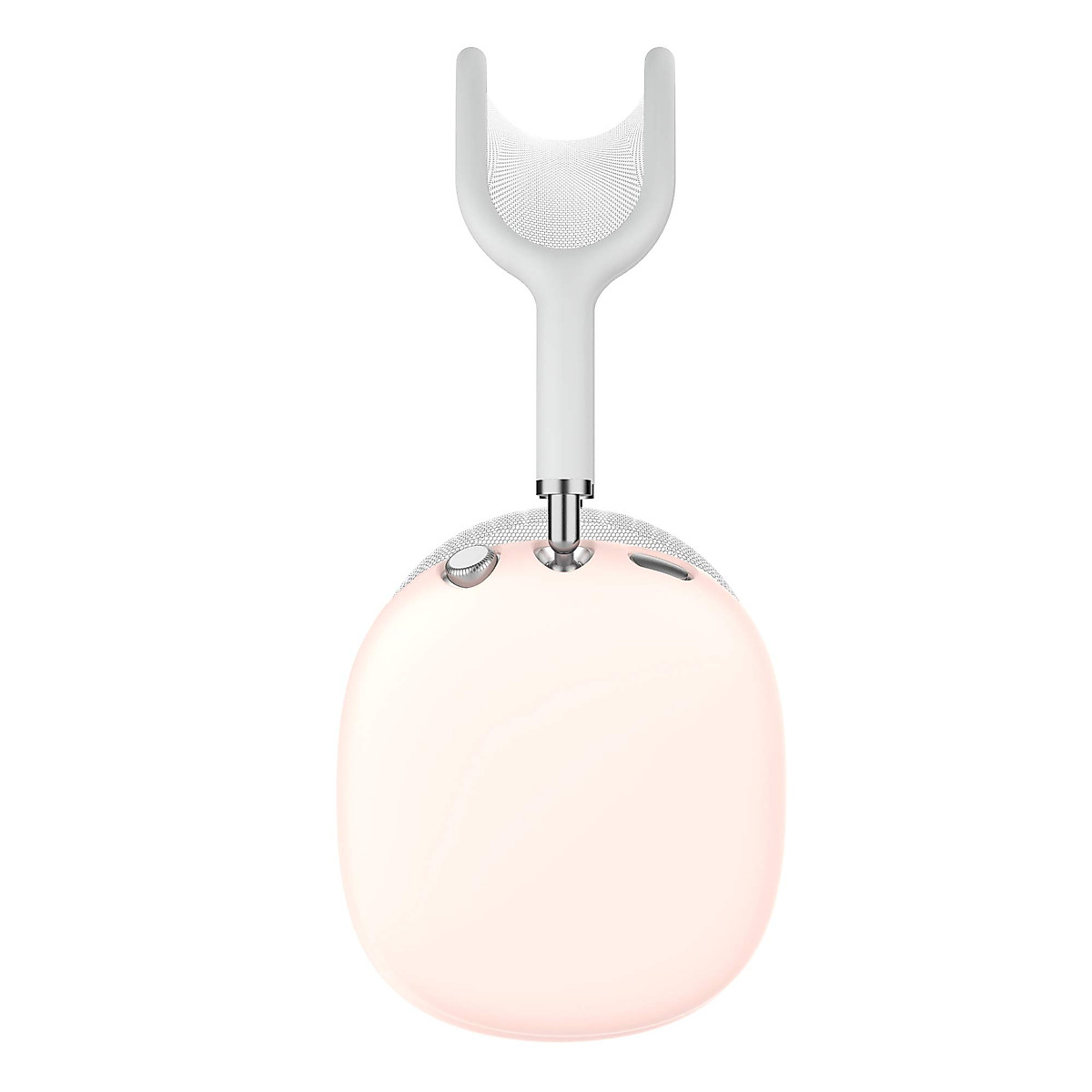 Headphone Cover Compatible with AirPods Max Wireless Earpads Colorful Bumper Protective Frame Sleeve Protector Shell for AirPods Max, Fashion and Shock-Proof (Pink)